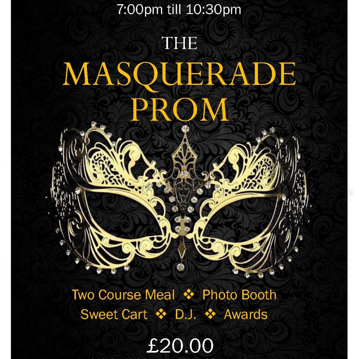 Maiden Erlegh School in Reading - Year 11 Masquerade Prom - 1 July 2021